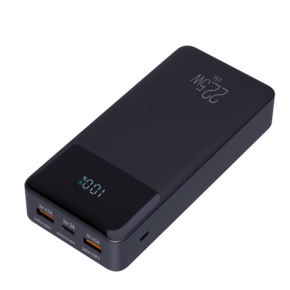 Soluções Inteligentes | Power Banks | POWER BANK 20000MAH COM...